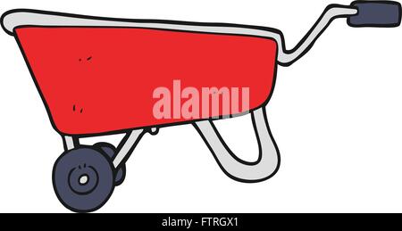 Brouette - Retro Clipart Illustration Image Vectorielle Stock - Alamy