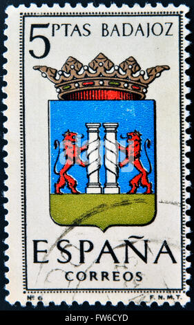 Espagne - VERS 1965 : un timbre imprimé en Espagne montre Cathédrale et ...