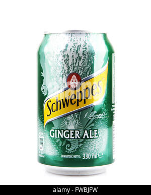 Sofia, Bulgarie - avril 03, 2016 : Coca-Cola isolé sur fond blanc. Coca ...