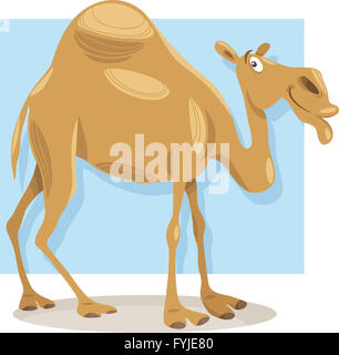 Cartoon Illustration de Funny Animal Dromadaire Photo Stock - Alamy