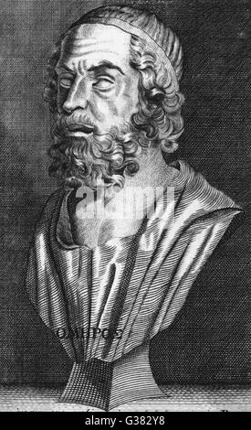 Homère (9ème-8ème siècle avant J.-C.). NGreek /poète. Grec ancien buste ...