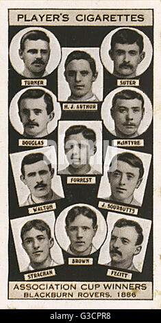 Vainqueurs de la coupe FA - Blackburn Rovers, 1890 Photo Stock - Alamy