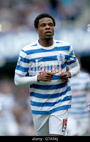 Queens Park Rangers' Loic Remy shoots and scores a goal against Fulham ...