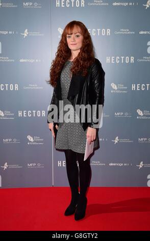 Natalie Gavin assiste à la première de Hector au Cineworld Haymarket à ...