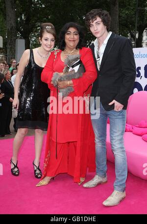 Georgia Groome, Gurinder Chadha et Aaron Johnson sur le UK Film ...
