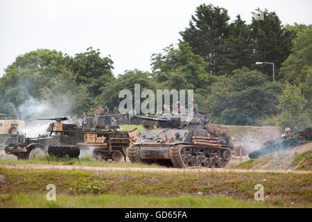 FURY Sherman M2 A4 E8 WWII tank réelles en vedette dans le film La ...