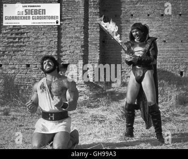 DIE SIEBEN GLORREICHEN GLADIATOREN / I Sette Magnifici Gladiatori / Les Sept gladiateurs ...