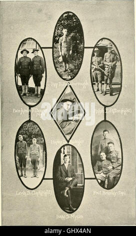 Une histoire picturale de 1919 documentant l'implication du comté de ...