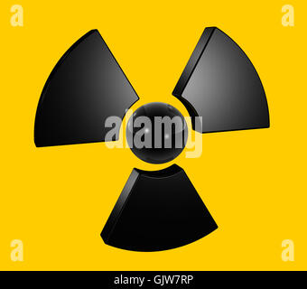 Danger risque de radiation nucléaire atomique radioactif pictogramme ...