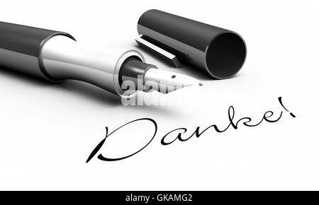 Stylo plume, gratitude, merci, merci, reconnaissant, le pictogramme ...