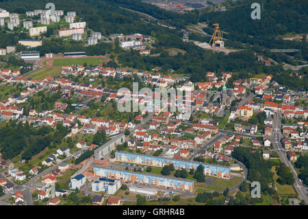 Moselle (57), Freyming Merlebach, (vue aerienne) // France, Moselle (57 ...