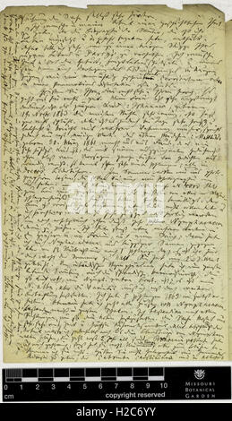 Cette correspondance entre Robert Caspary et George Engelmann traite de ...