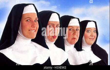Les nonnes, portrait, cloître des sœurs, prêtres, ordre des femmes ...