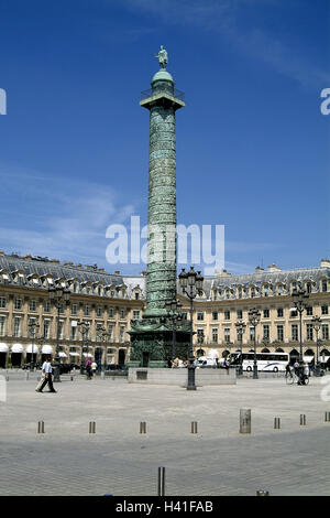 Paris, France. Place Vendôme / colonne Vendôme (1er Arr) 1810 ...