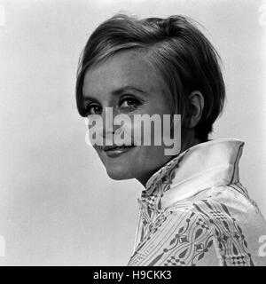 Deutsche Sängerin und Schauspielerin Inge Brück, Deutschland 1960 er ...