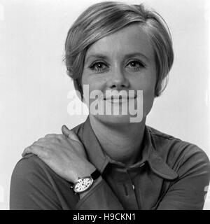 Deutsche Sängerin und Schauspielerin Inge Brück, Deutschland 1960 er ...