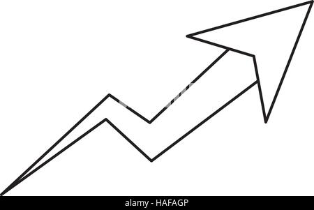 L'icône flèche augmenter. Direction Web et Infographie Thème ...