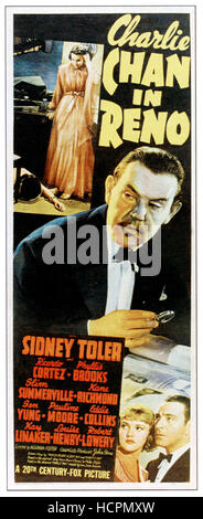 CHARLIE CHAN À Reno, à partir de la gauche : Sidney Toler, Robert ...