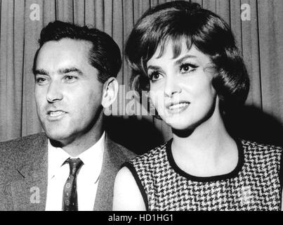 Gina Lollobrigida avec mari, Milko Skofic, fils, Milko Skofic., Jr. ca ...