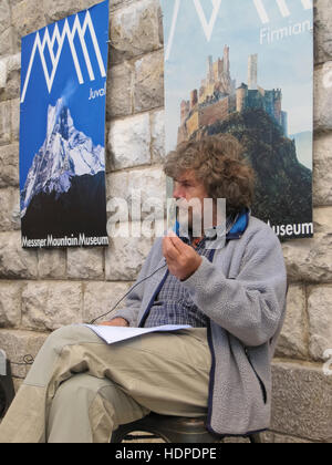 CADORE, ITALIE - 06 juin : l'alpiniste Reinhold Messner parle au cours ...