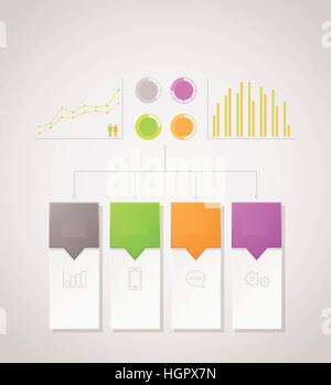 Les diagrammes et les pictogrammes infographique Photo Stock - Alamy