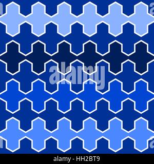 Modèle de tuile courbe symétrique avec angles hexagonale - modifiable ...