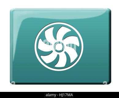 Tourner, tourner, aérateur, aérer, le pictogramme, symbole, pictogramme ...