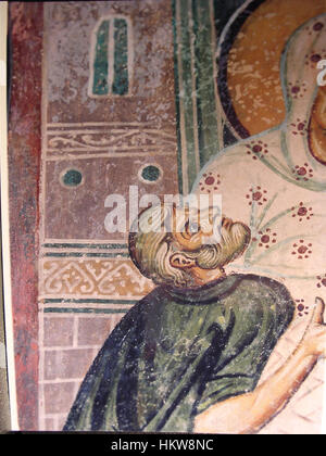 Une fresque de l'église de Pantelejmon à Nerezi, datant du XIIe siècle ...
