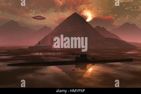 La Base 211 nazis , étranger, dit-on, à l'Antarctique Photo Stock - Alamy