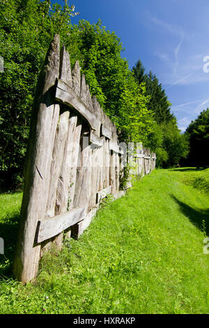 Allemagne, Hesse, Limeshain, Limeswall, limes, mur, palissade ...