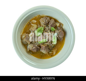 Ragoût de boeuf et de foie Kamounia préparé au cumin.La cuisine ...