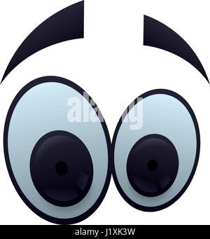 Cartoon yeux symbole vecteur icône concevoir. Belle illustration isolé ...