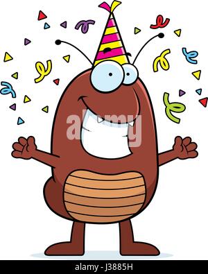 Une illustration d'un dessin animé célèbre aux puces Image Vectorielle ...