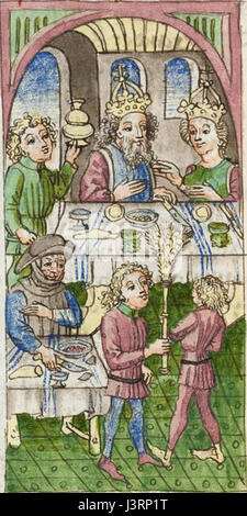 La Gesta Romanorum, manuscrit médiéval de Donaueschingen, contient une ...