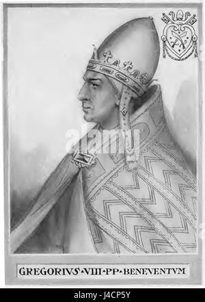 Le pape Grégoire VIII Photo Stock - Alamy
