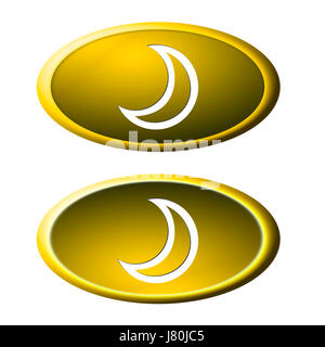 Bouton graphique lune pictogramme Pictogramme symbole commercial ...