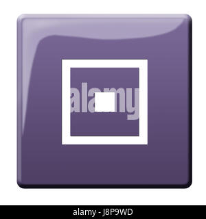 Symbolique, interrupteur, bouton,, le point, le pictogramme, symbole ...