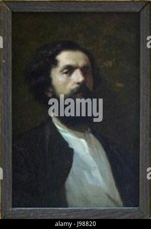 Theodor Aman - autoportret Photo Stock - Alamy