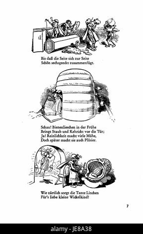 Cette image montre une gravure de 'Busch Werke', une collection de gravures représentant des ...