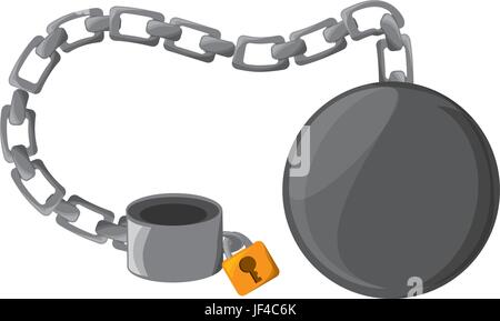 Chaîne de l'esclavage Image Vectorielle Stock - Alamy