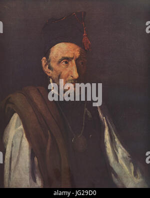 Peinture de Théodore Gericault ; Gericault Un homme souffrant d ...