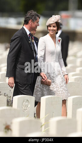 La duchesse de Cambridge au cours des commémorations à la Commonwealth ...