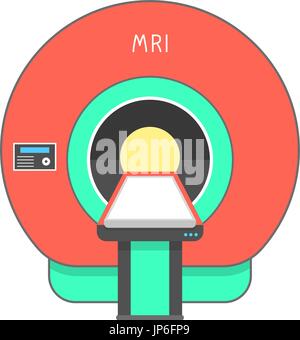 Icône IRM, échographie ou diagnostics de radiologie TDM, machine ...