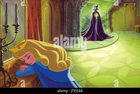 PRINCESS AURORA, maléfique, Sleeping Beauty, 1959 Photo Stock - Alamy