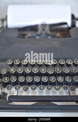 Détails de l'ancienne machine de frappe Photo Stock - Alamy