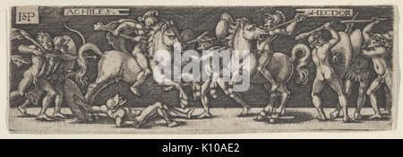 Une représentation artistique d'Hector, le héros troyen de la ...