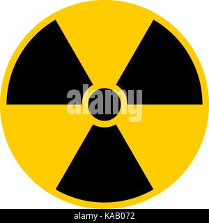 Danger risque de radiation nucléaire atomique radioactif pictogramme ...
