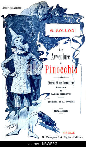 Cette page de le avventure di Pinocchio (les aventures de Pinocchio ...