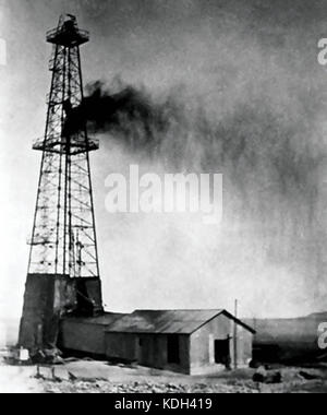 Premier puits de pétrole commercial aux États-Unis, construit par Edwin ...