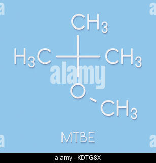 Molécule d'additif à l'essence à l'éther méthylique tert-butylique ...